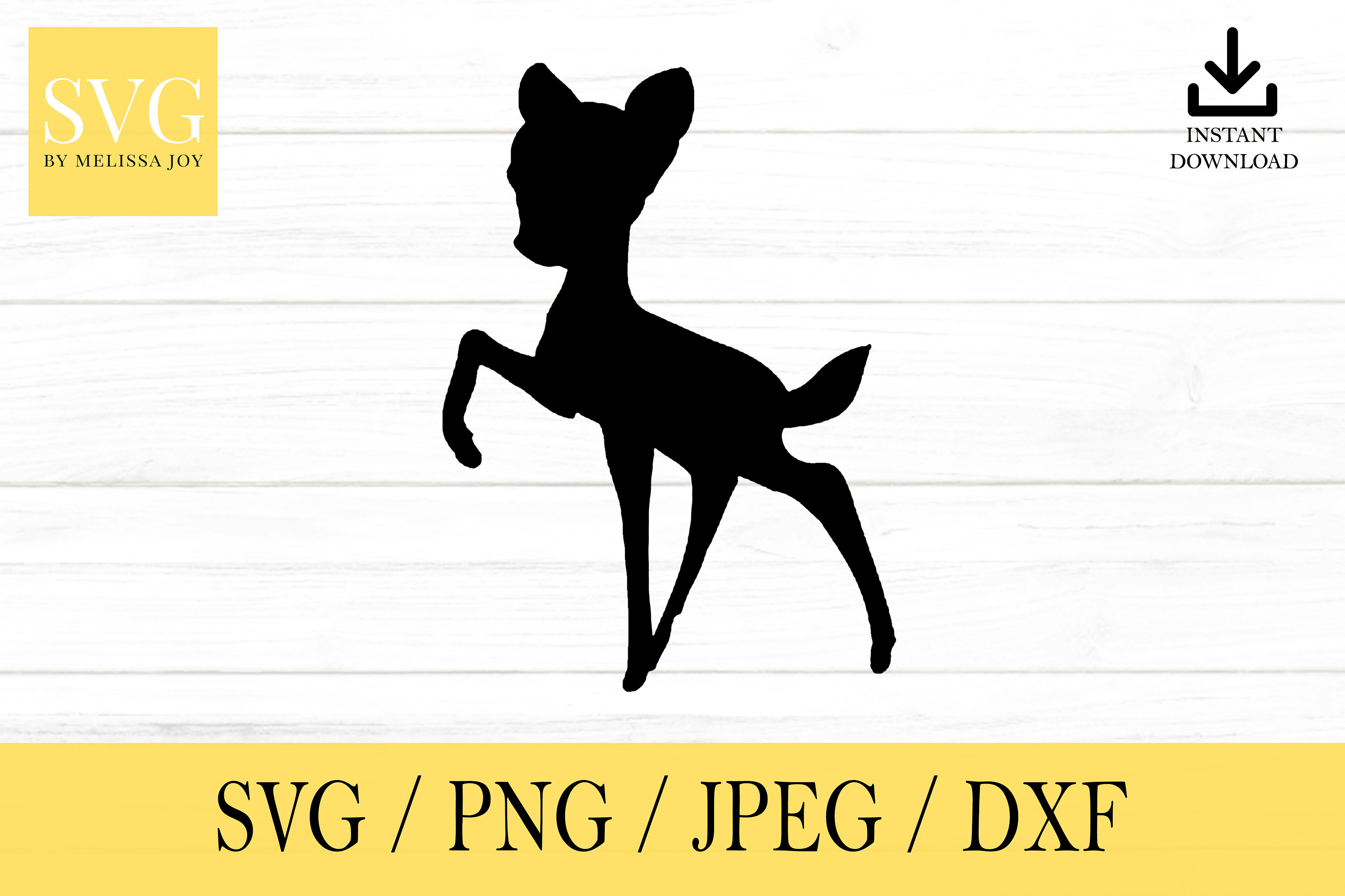 Disney Bambi Silhouet Bambi SVG Cut Files For Cricut | Bambi SVG PNG