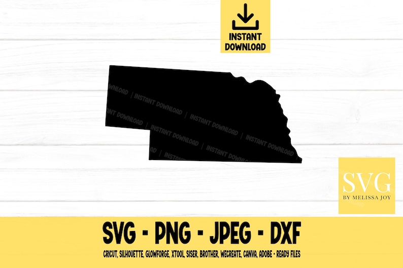 Nebraska SVG, State Svg, United States, Shape, Svg, Png, Dxf, Jpeg ...