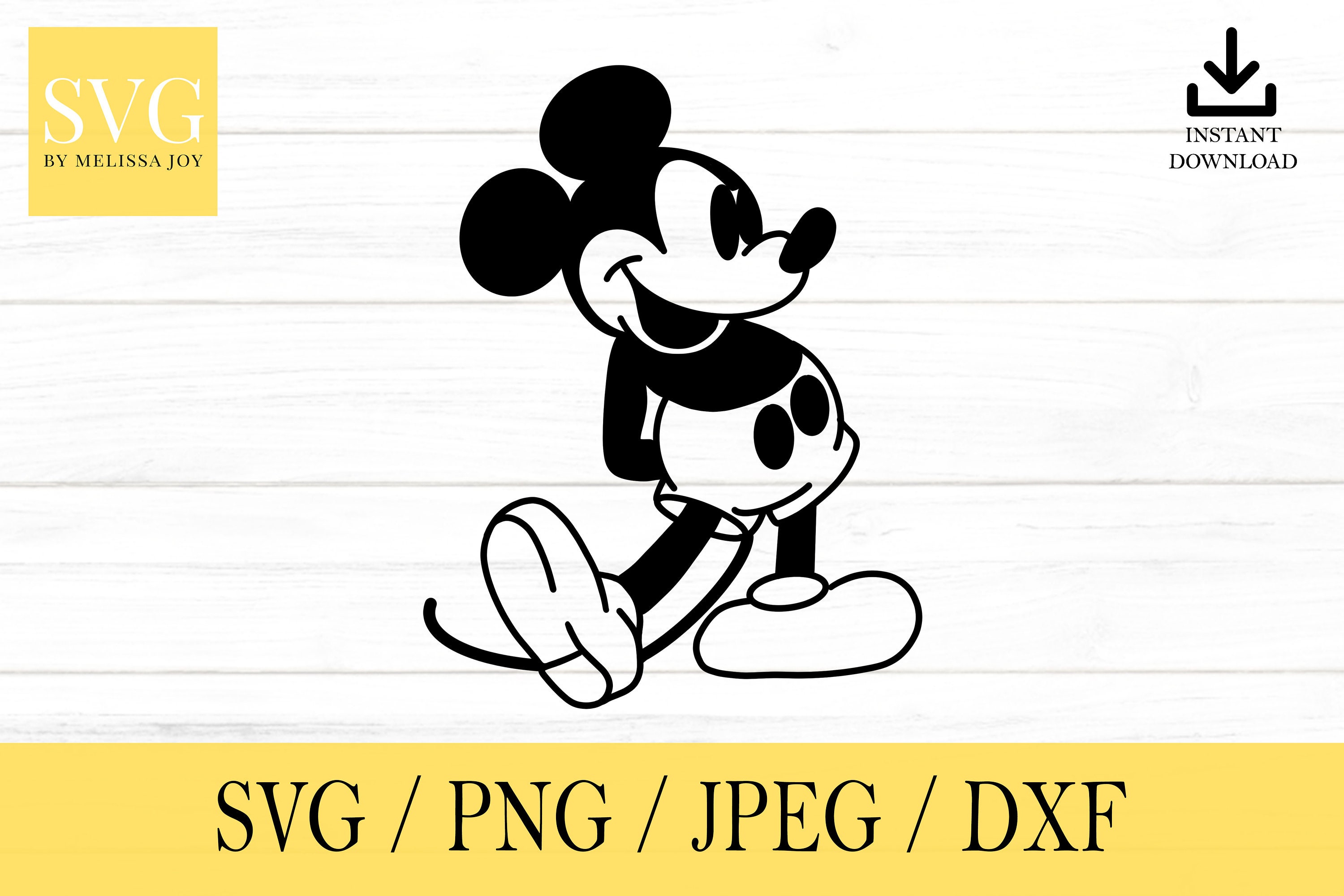 Mickey Mouse svg DisneySVG svg png dxf jpeg Digital | Etsy