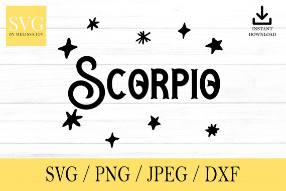 Scorpio SVG Horoscope Astrology Svg Png Dxf Jpeg - Etsy