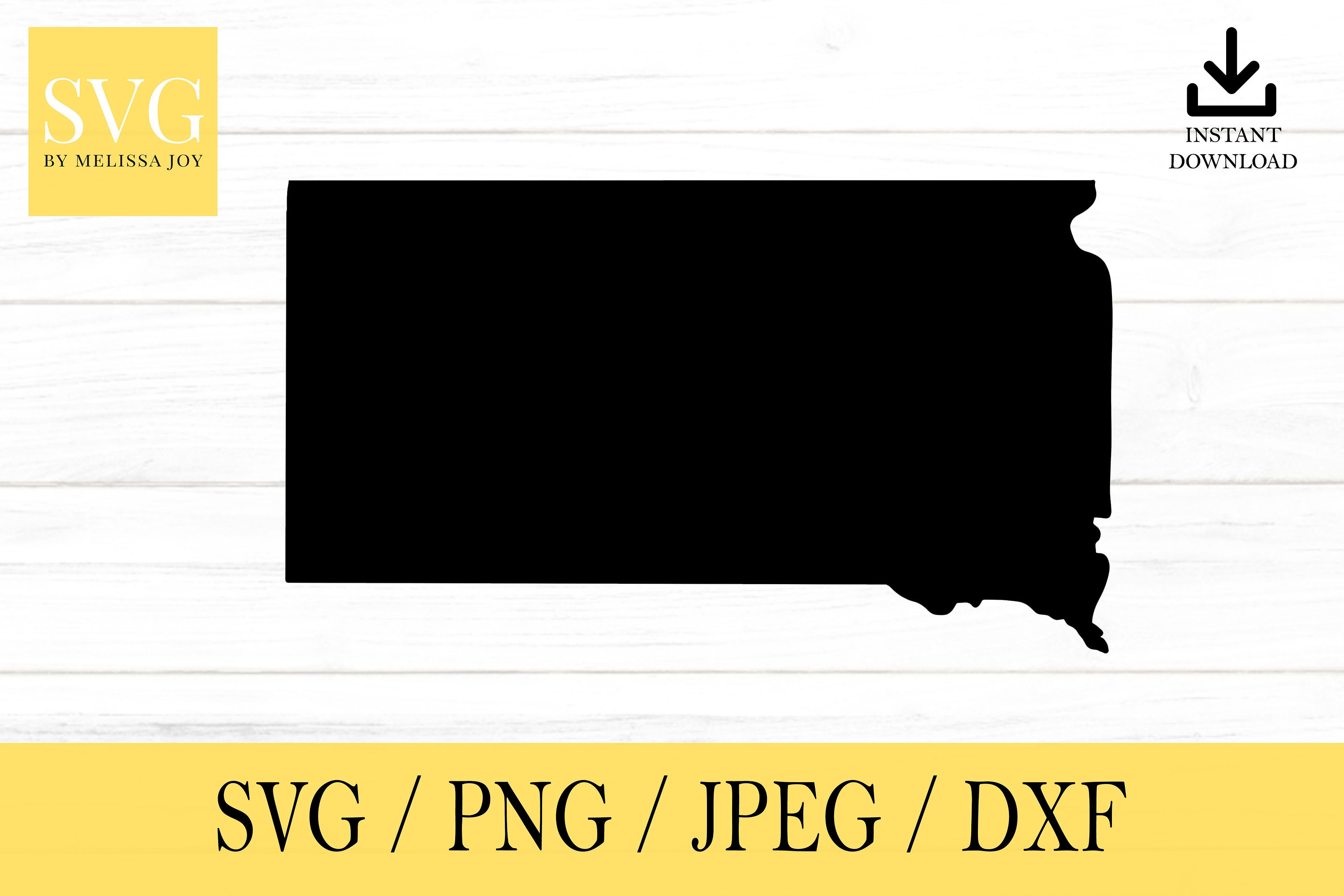 South Dakota SVG, State Svg, United States, Shape, Svg, Png, Dxf, Jpeg ...