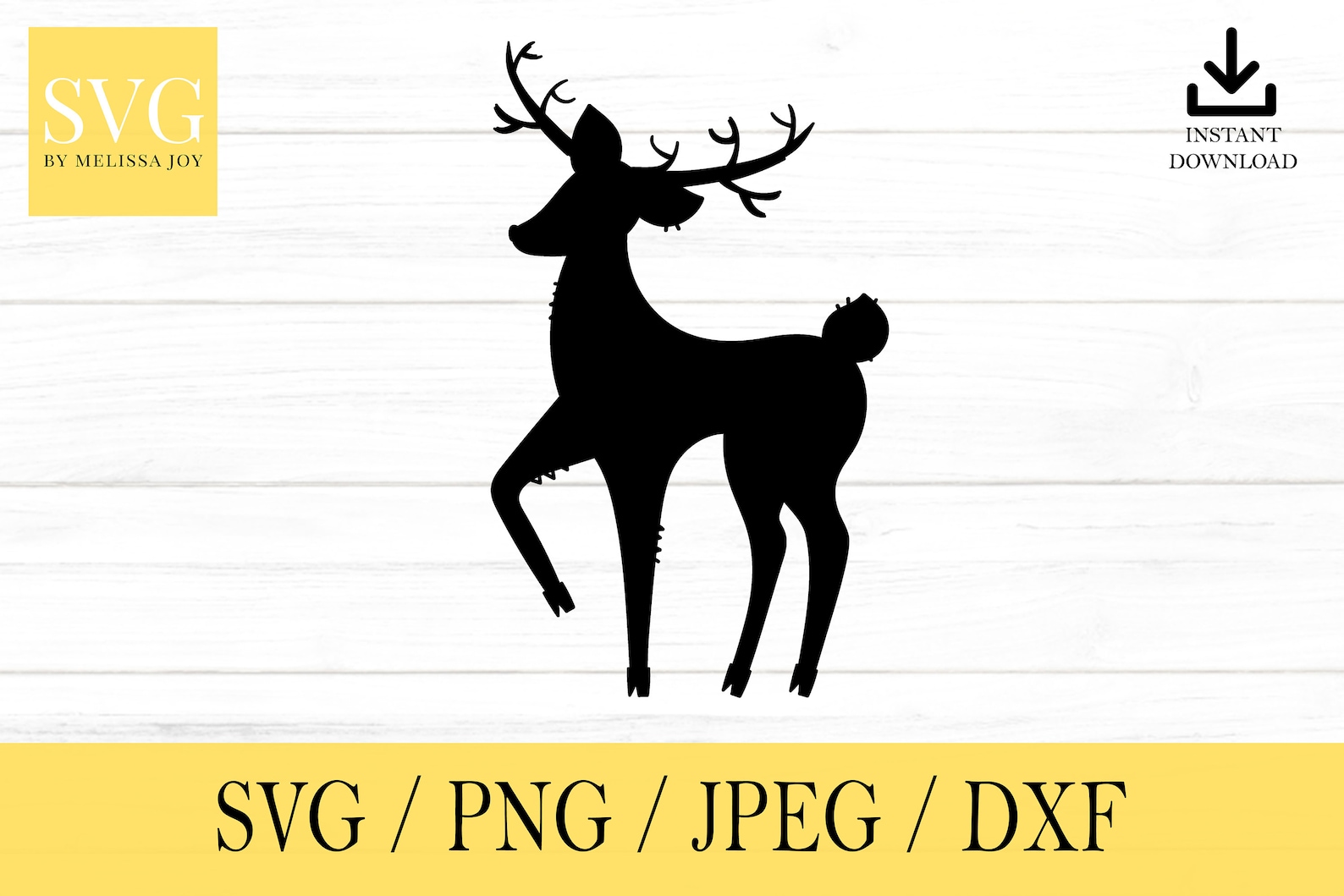 Reindeer Svg Holiday SVG Svg Png Dxf Jpeg Digital - Etsy