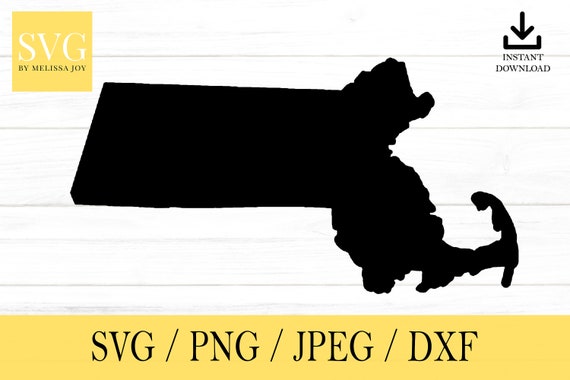 Massachusetts SVG State svg United States Shape svg png | Etsy