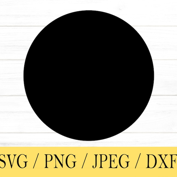 Circle Svg - Etsy