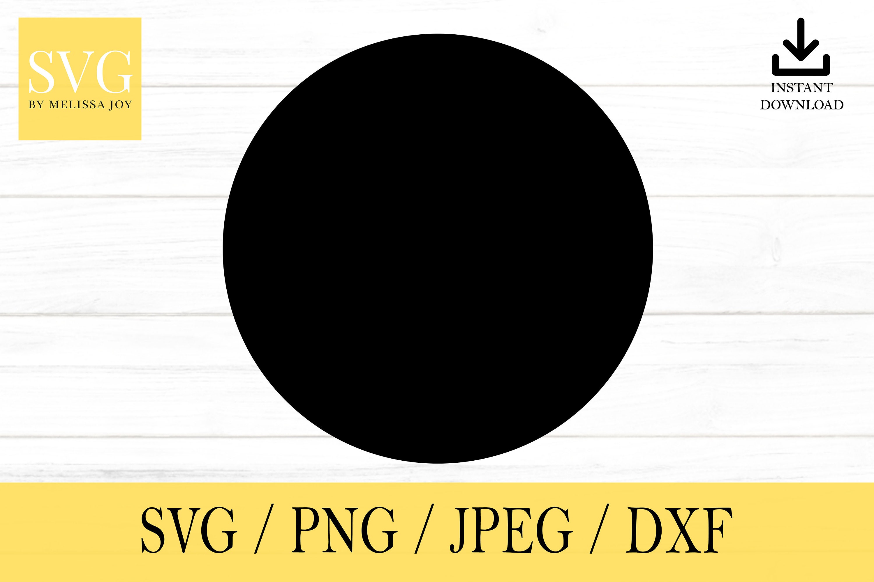 Circle SVG Solid Circle Shape Svg Png Dxf Jpeg Digital - Etsy Israel
