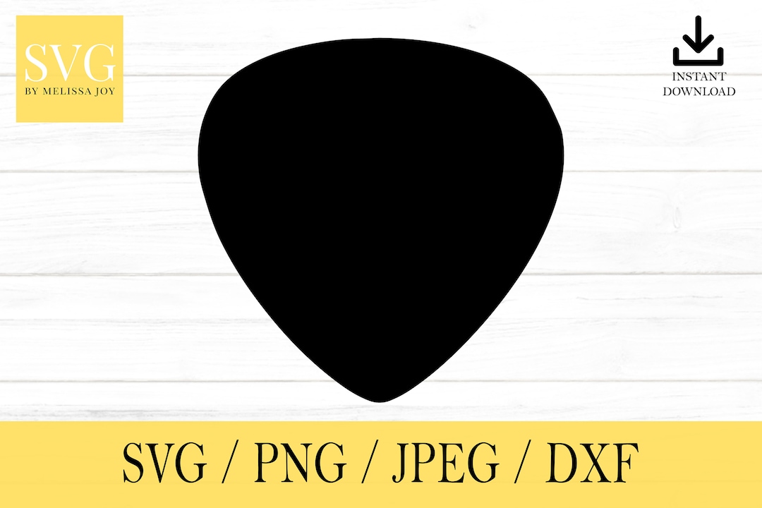 Guitar Pick SVG, Guitar Pick, Shape, Svg, Png, Dxf, Jpeg, Digital ...