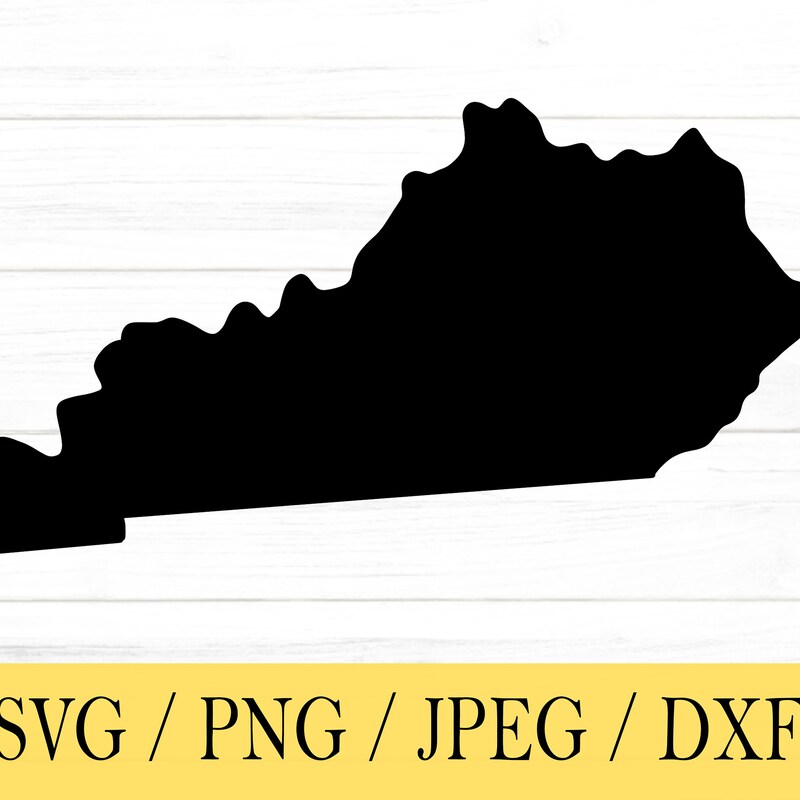Kentucky State Shape - Etsy