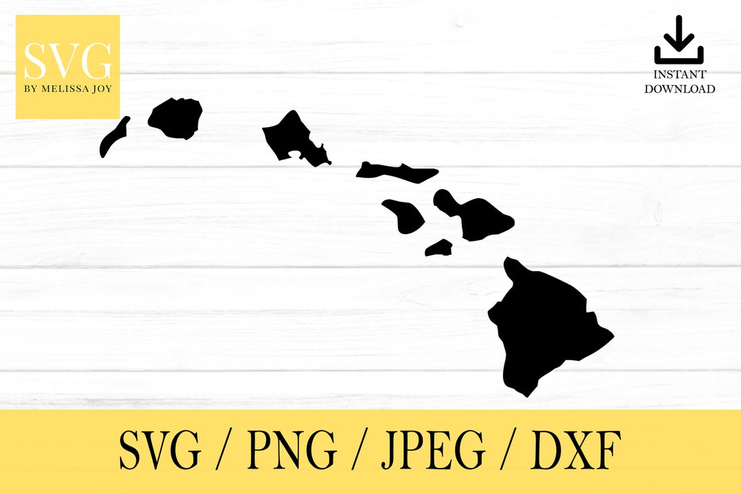 Hawaii SVG, State Svg, United States, Shape, Svg, Png, Dxf, Jpeg ...