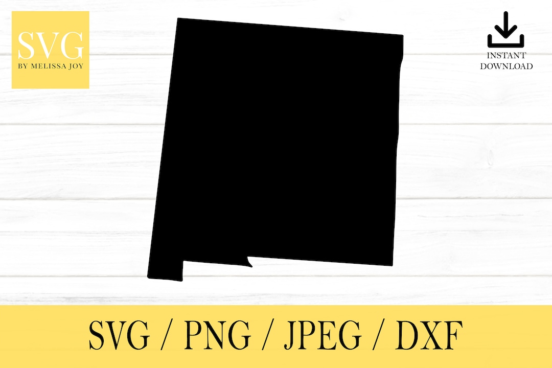 New Mexico SVG, State Svg, United States, Shape, Svg, Png, Dxf, Jpeg ...
