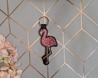 Flamingo Key Ring - Etsy