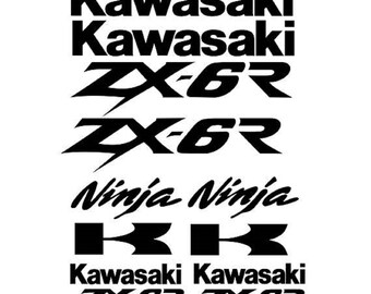 Kawasaki Zx6r Decals | Etsy UK