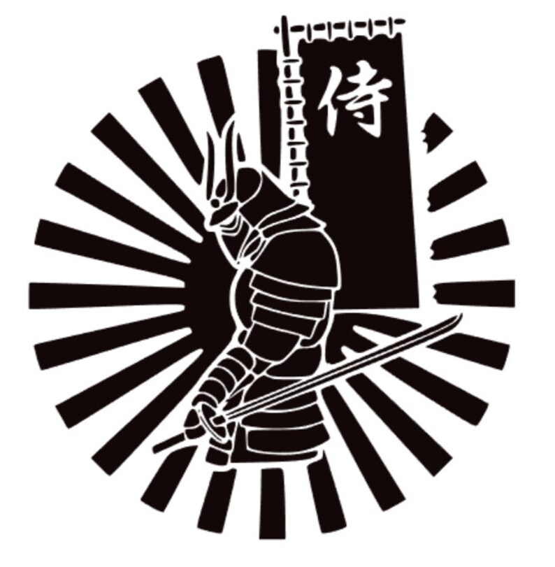 Japanese Samurai Car Window Bumper Decals Stickers Top Quality - Etsy