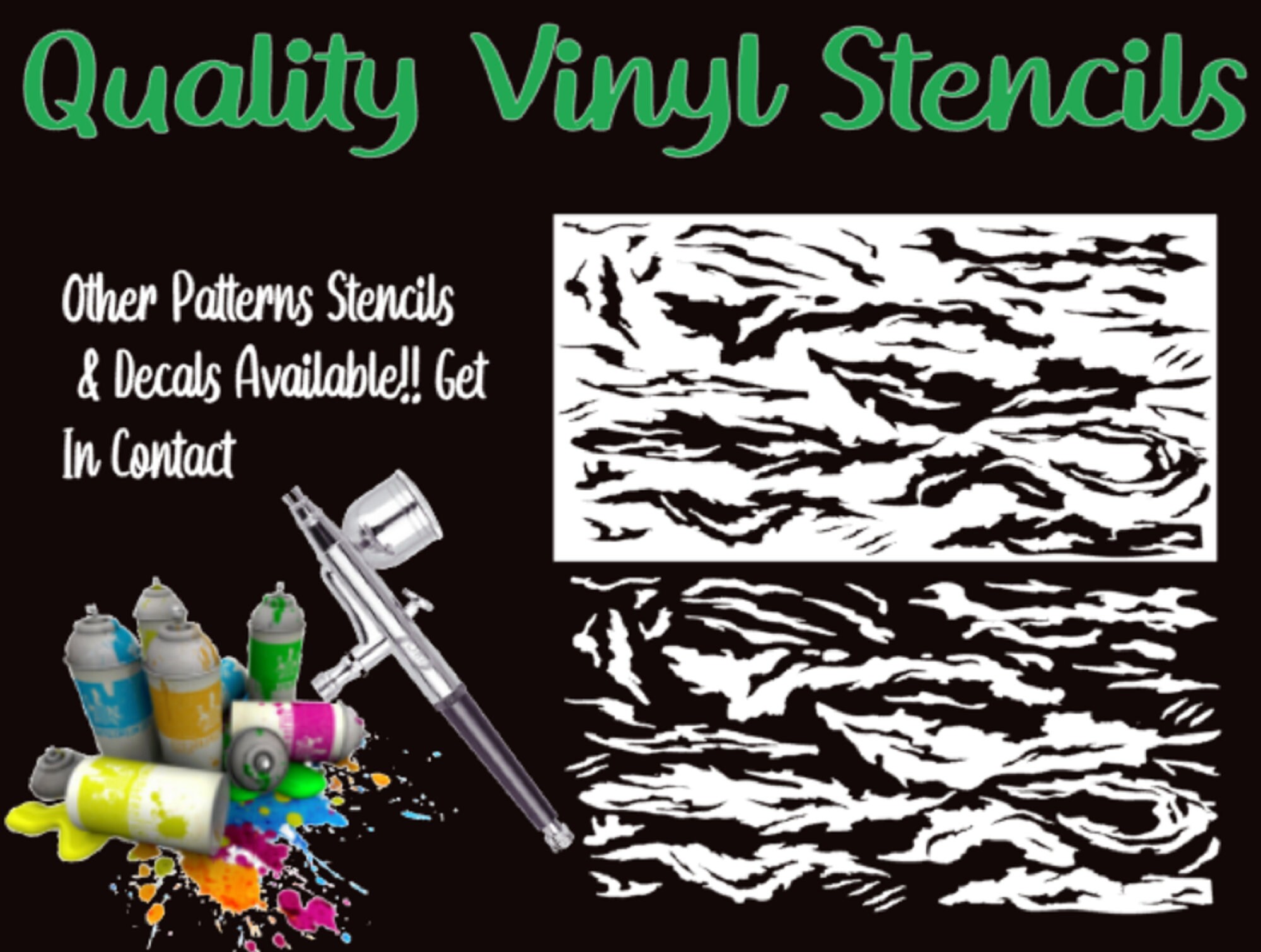 Custom Automotive Spray Paint Stencils