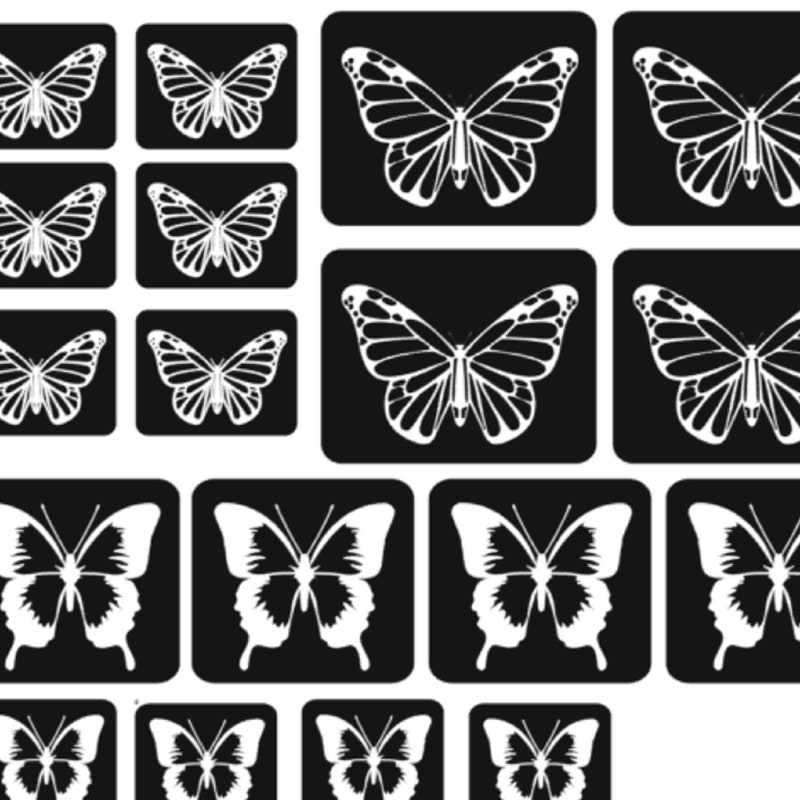 Butterfly Stencils - Etsy