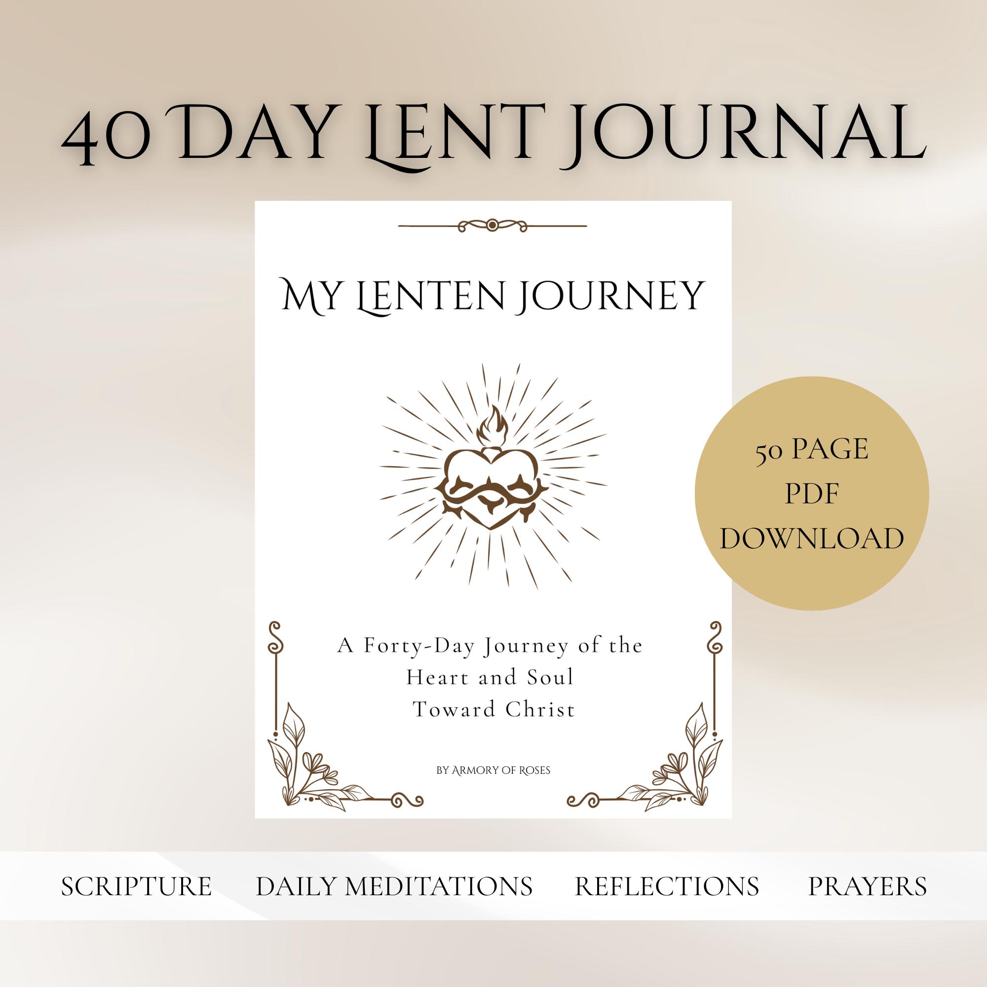 40 Day Lent Devotional | Catholic Christian Lenten Journal PDF | Daily ...