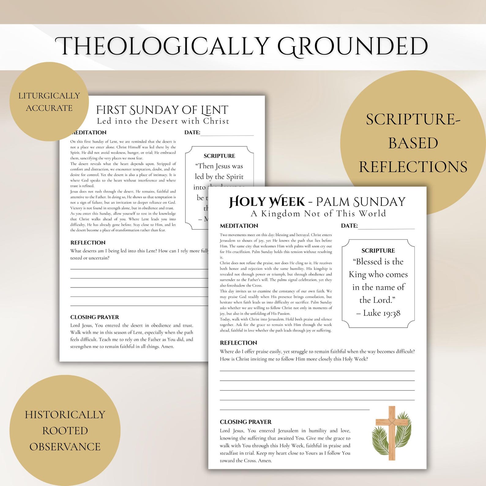 40 Day Lent Devotional | Catholic Christian Lenten Journal PDF | Daily ...