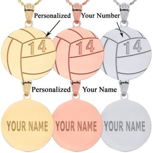 Personalized Name & Number Engravable Front/back Volleyball - Etsy