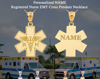 Nurse Necklace Cross - Etsy