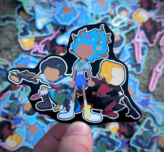 Amphibia Calamity Trio Anne Sasha Marcy Stickers - Etsy