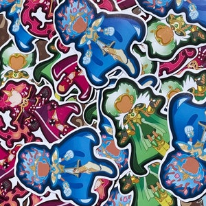 Calamity Powers Trio Stickers - Amphibia the Hardest Thing - Etsy