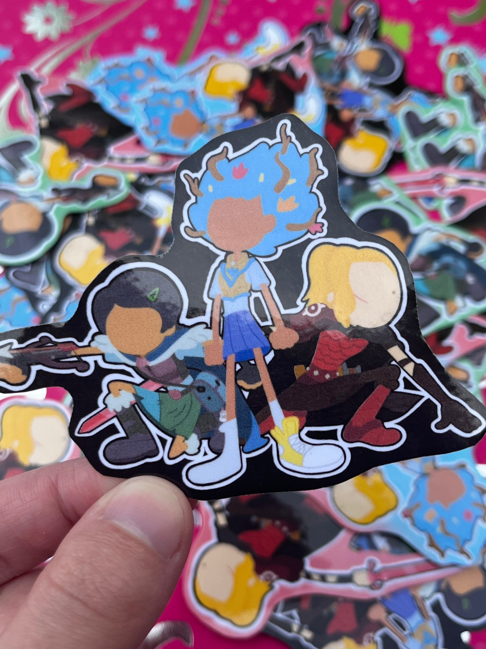 Amphibia Calamity Trio Anne Sasha Marcy Stickers - Etsy