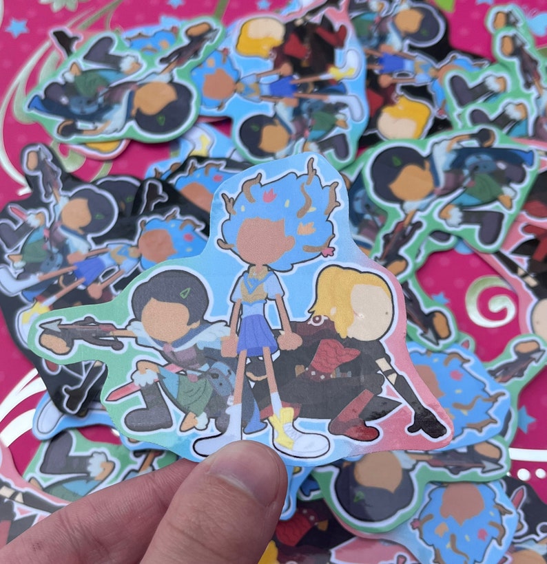 Amphibia Calamity Trio Anne Sasha Marcy Stickers - Etsy