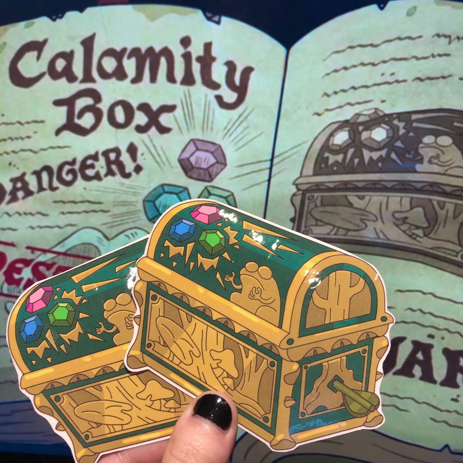 Amphibia True Colors Calamity Box Sticker - Etsy