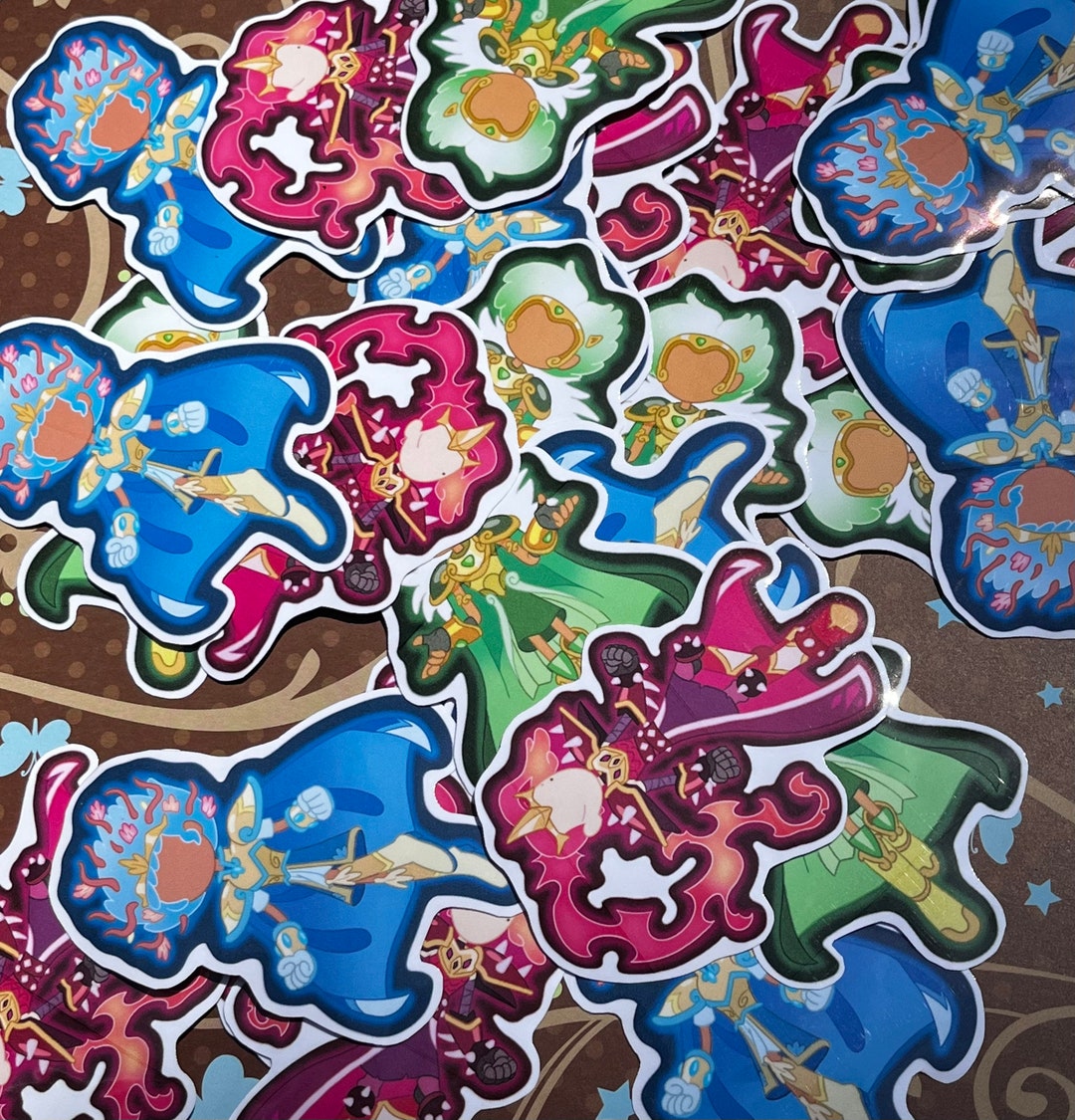 Calamity Powers Trio Stickers - Amphibia the Hardest Thing - Etsy