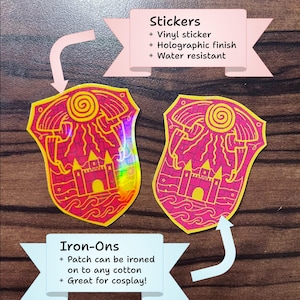 Sander's Sides Symbols - Stickers and Cosplay Iron-on Patches - Etsy