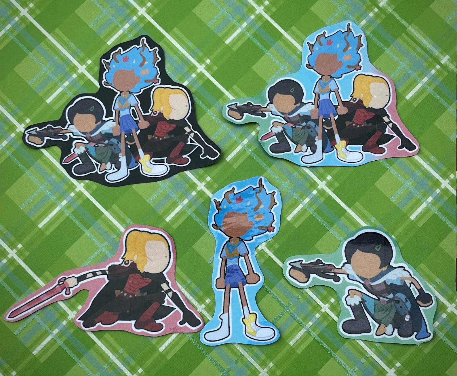 Amphibia Calamity Trio Anne Sasha Marcy Stickers - Etsy Polska