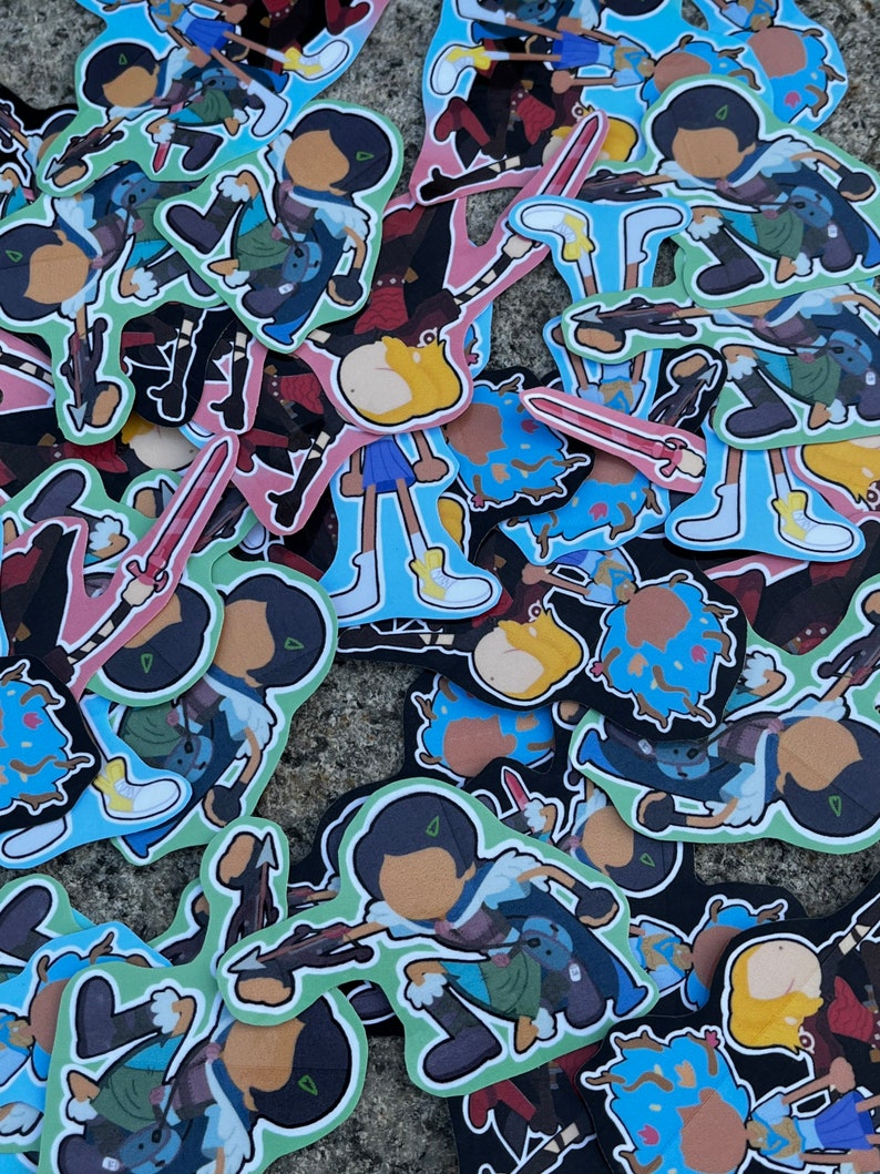 Amphibia Calamity Trio Anne Sasha Marcy Stickers - Etsy