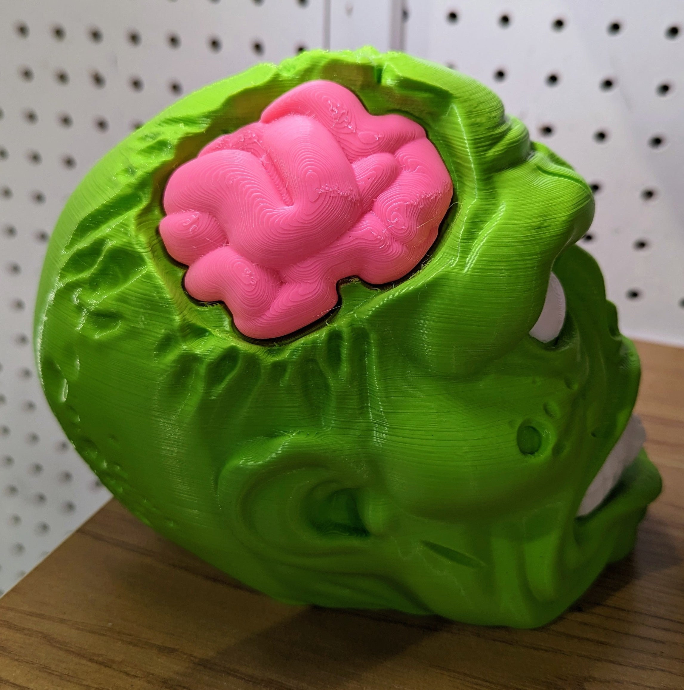 Zombie Head Decor / Headphones Holder - Etsy