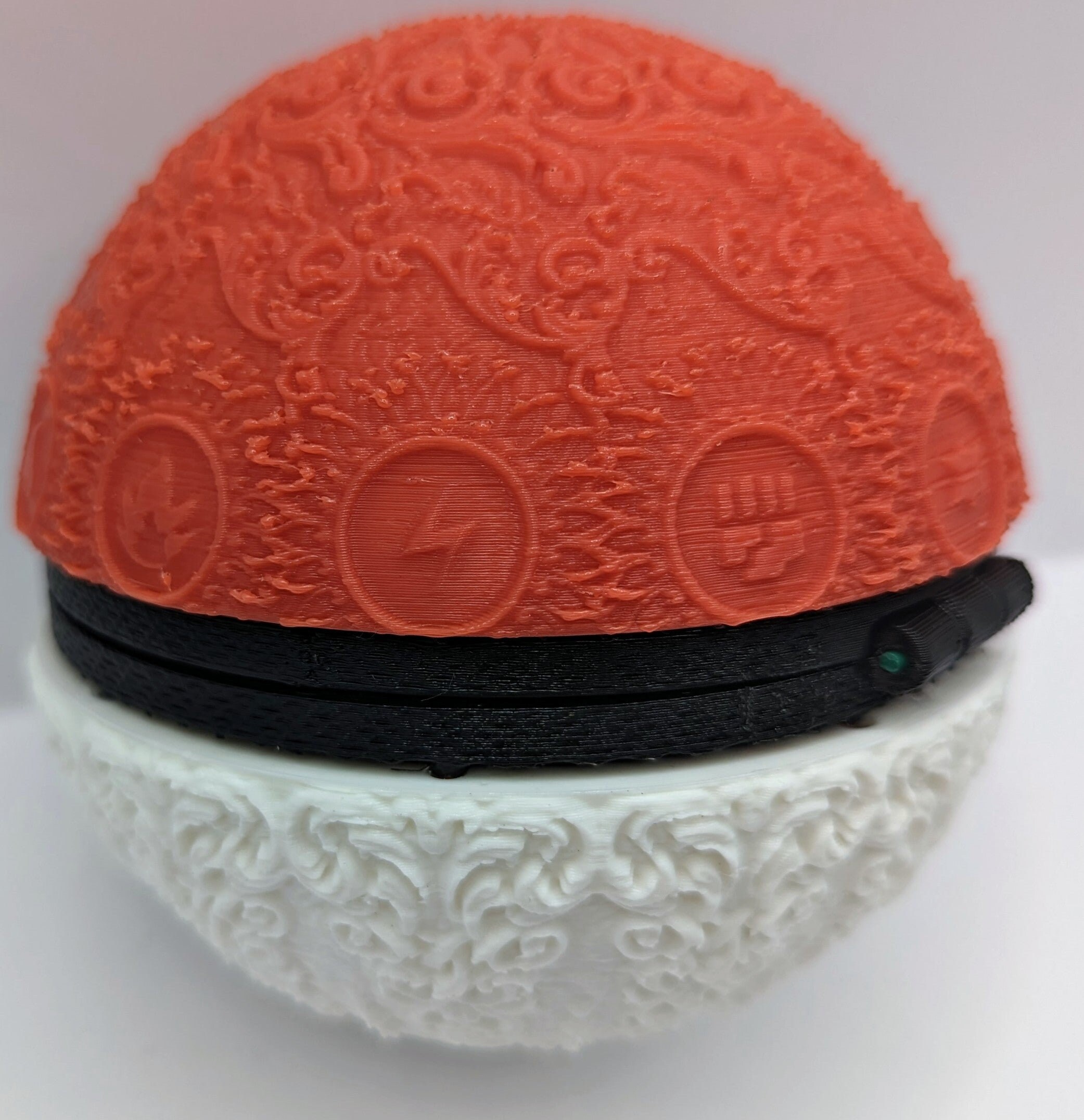 3D Printed Pokeball: Ornate Display, Cosplay Prop - Etsy