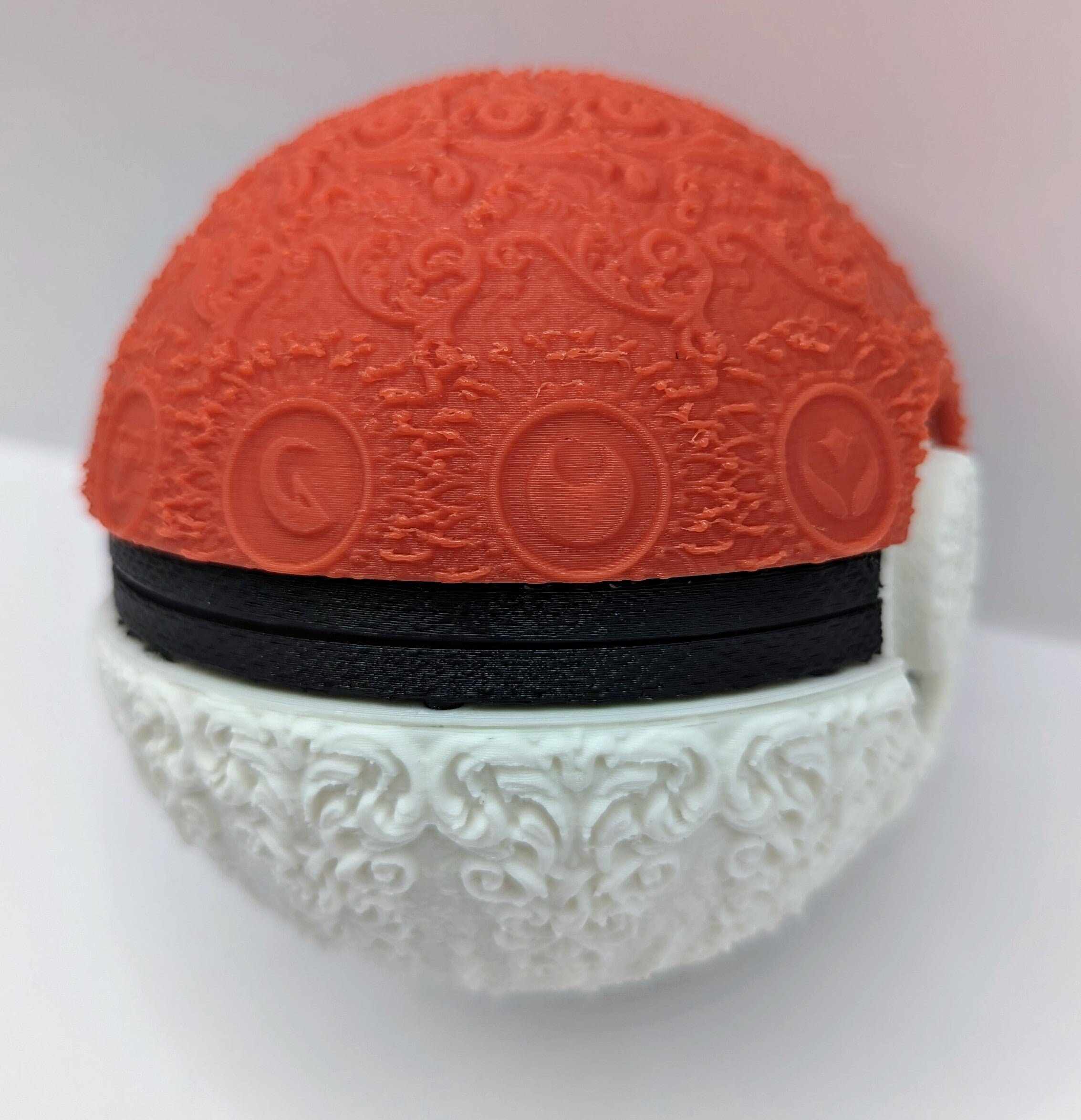3D Printed Pokeball: Ornate Display, Cosplay Prop - Etsy
