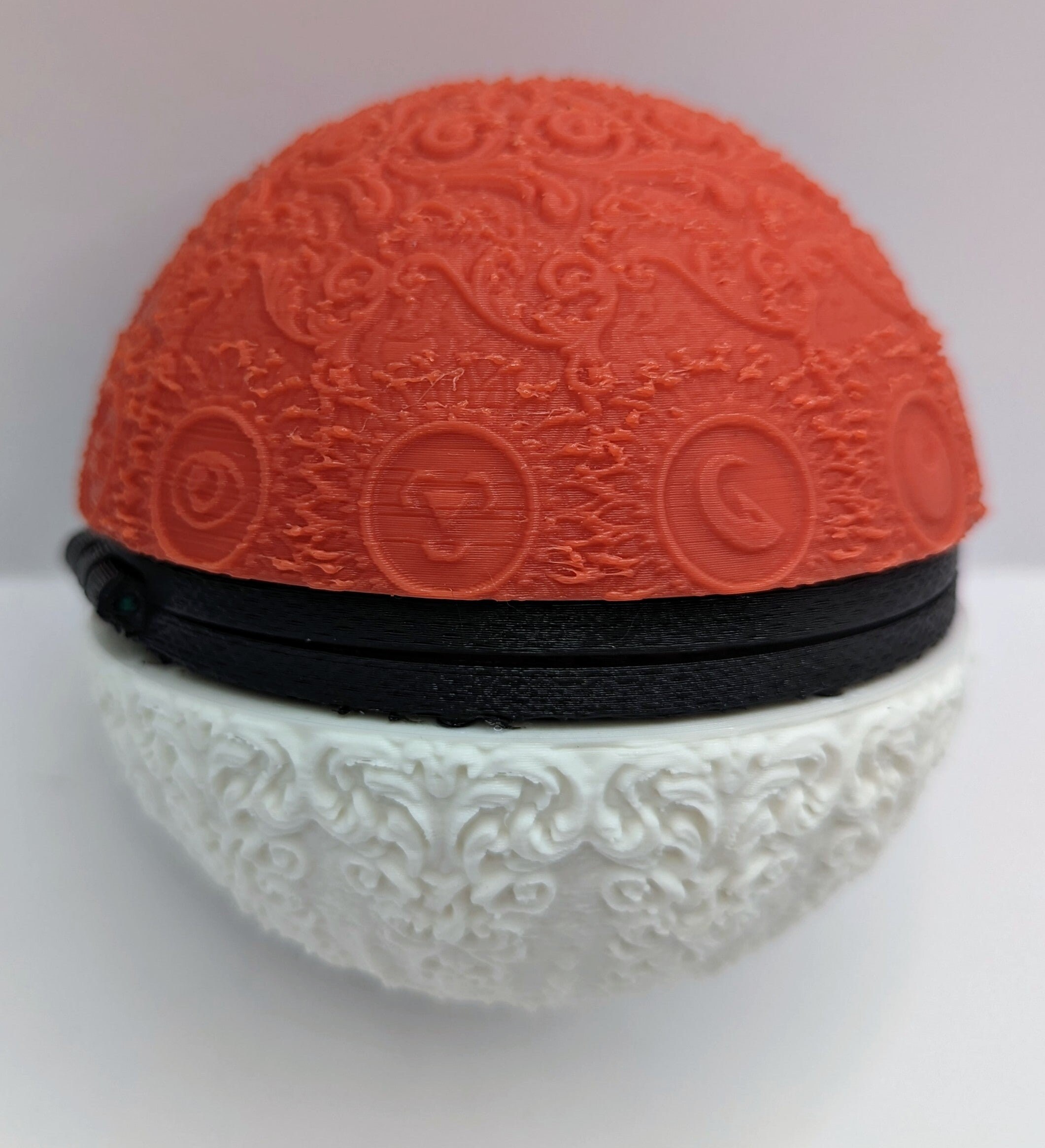 3D Printed Pokeball: Ornate Display, Cosplay Prop - Etsy