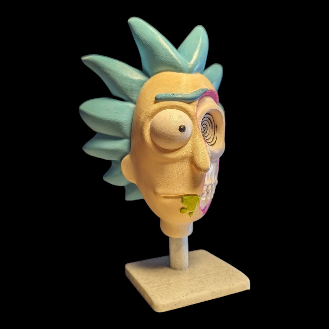 Zombie Morty Head - Etsy