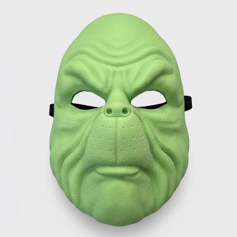 The Grinch Realistic Mask Costume - Etsy
