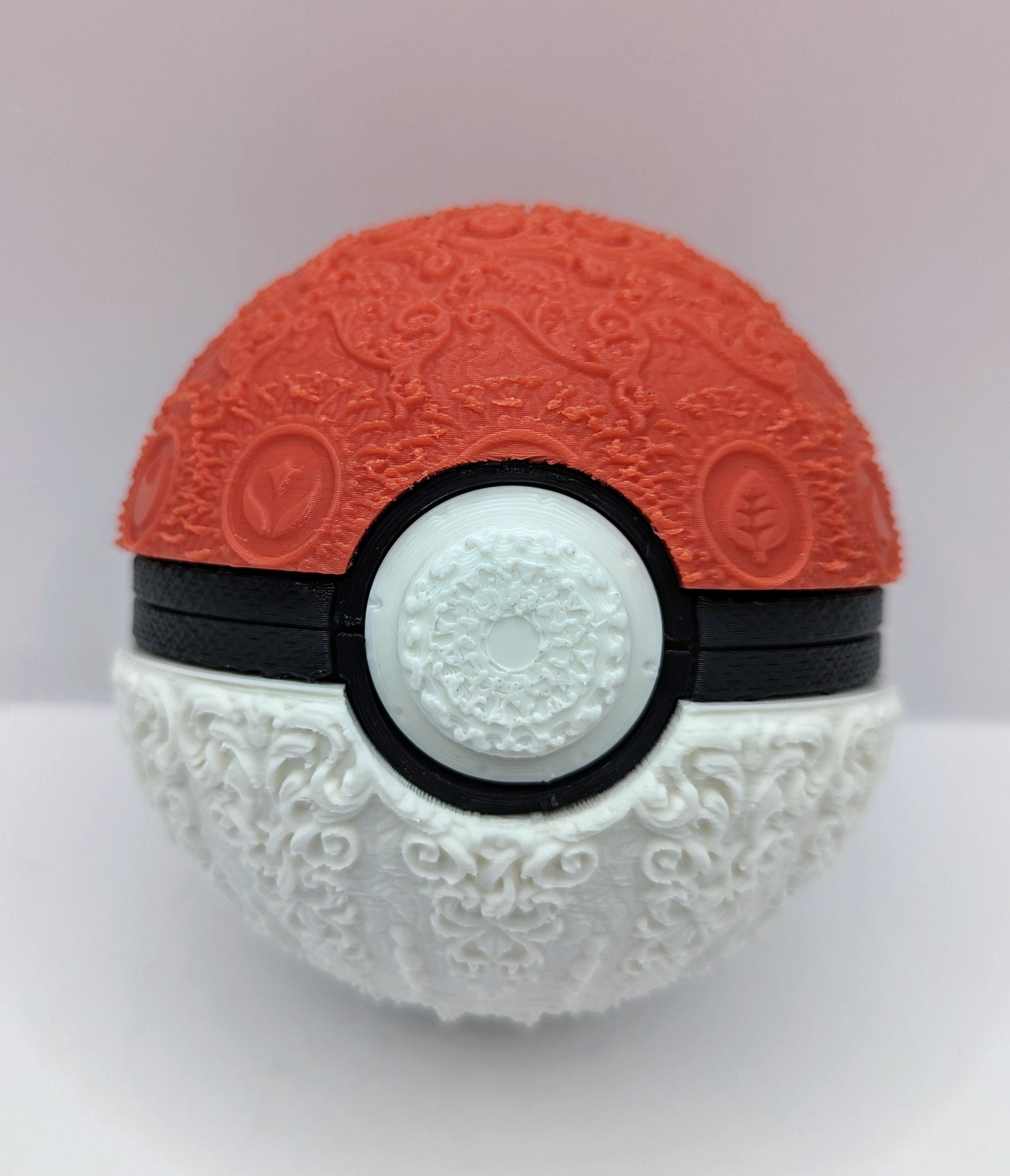 3D Printed Pokeball: Ornate Display, Cosplay Prop - Etsy