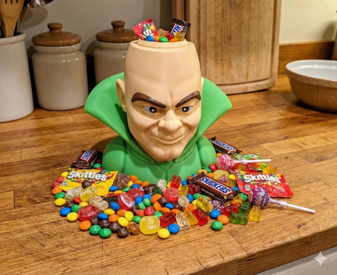 Parental Unit Head Container – Conehead Alien Stash - Etsy
