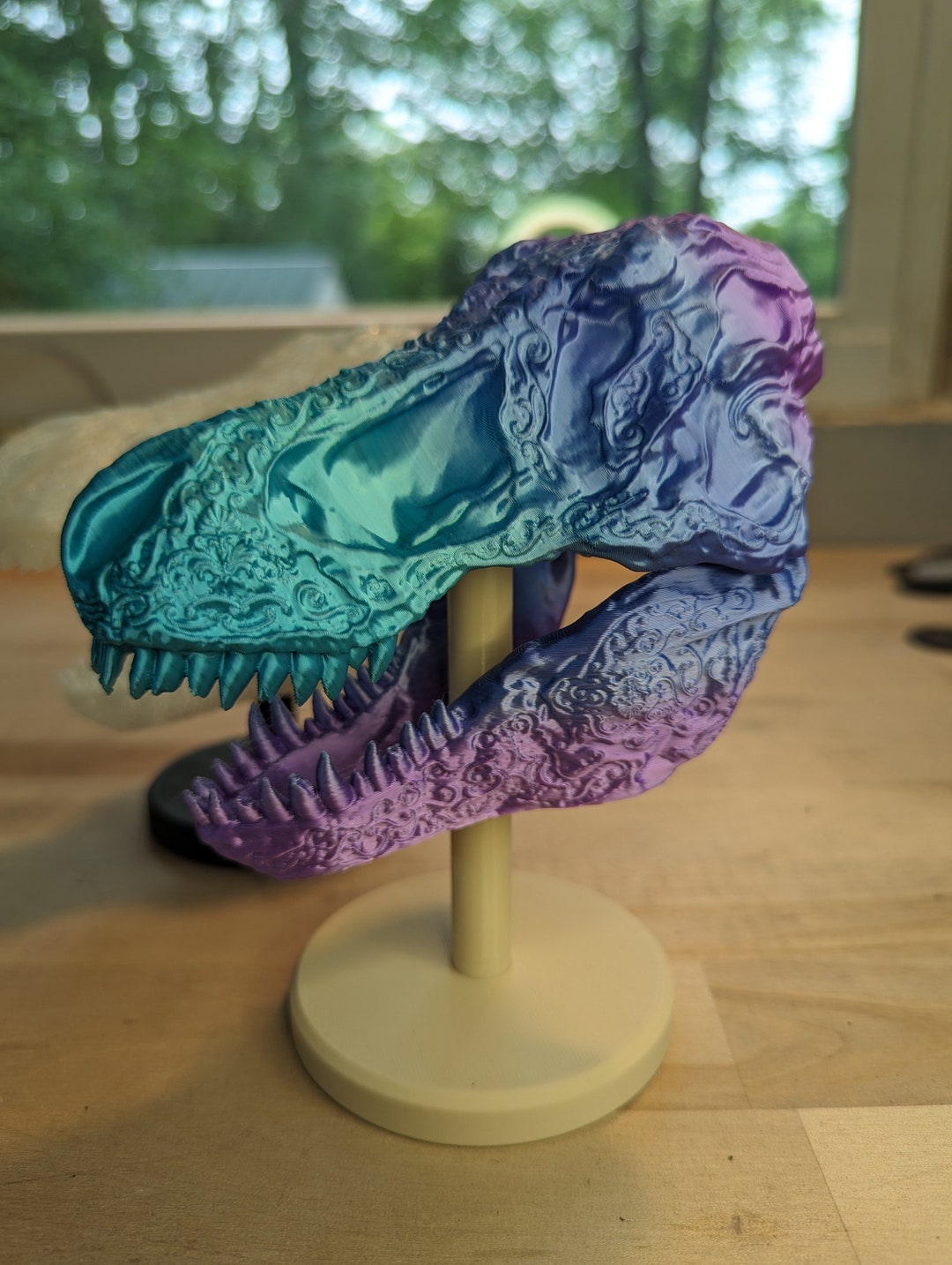 Carved T-rex Head - Etsy