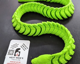 Articulated Eel / 3D Printed/ Flexi Eel/ Fidget Toy - Etsy