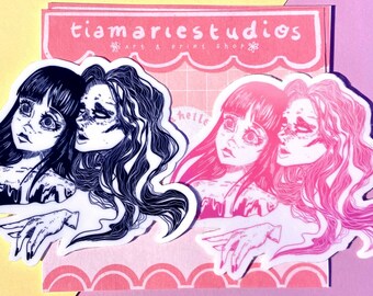 Anime Tomie-inspired Vinyl Stickers Funky Cute Horror Character Sticker ...