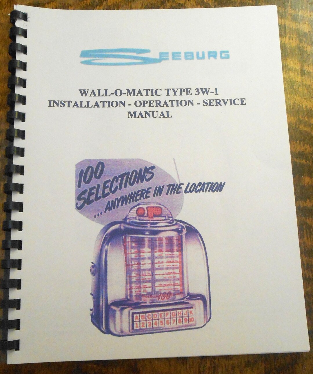 Seeburg 3W-1 Wall Box Manual - Etsy