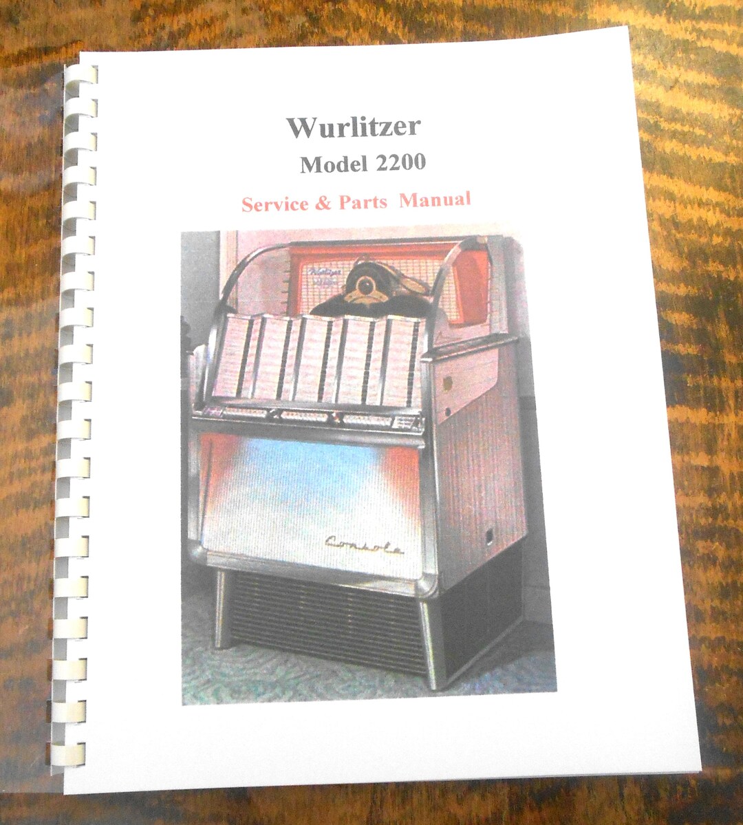 Wurlitzer 2200 Jukebox Manual - Etsy