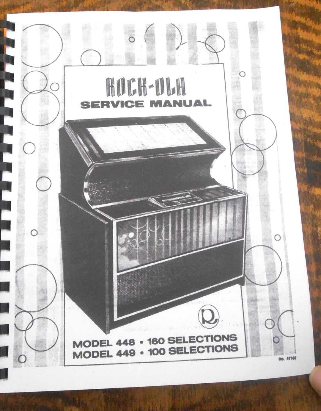 Rock-ola Model 448 & 449 - 447 Complete Jukebox Manual - Etsy