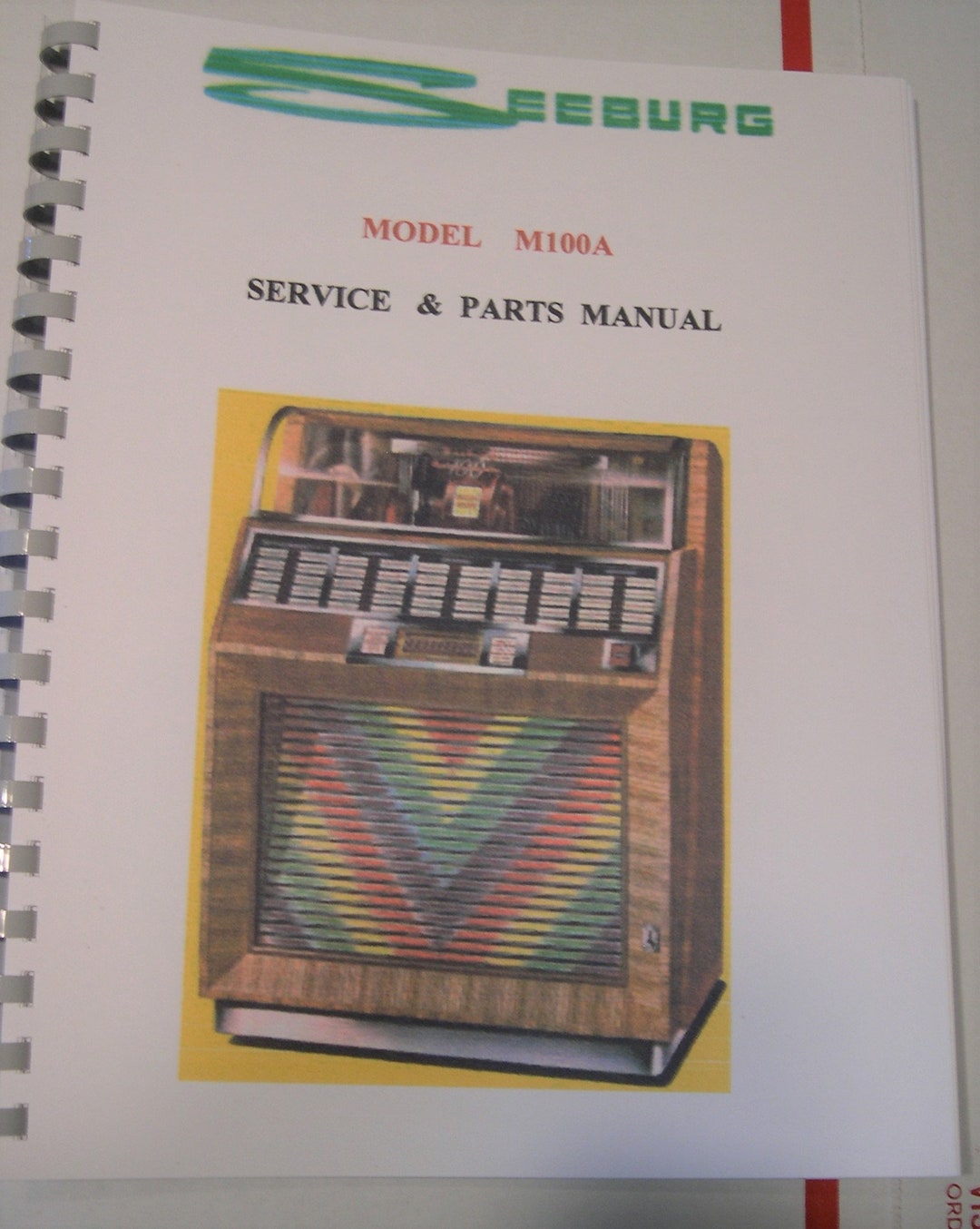 Seeburg Model M100A Jukebox Manual FREE SHIPPING to USA - Etsy