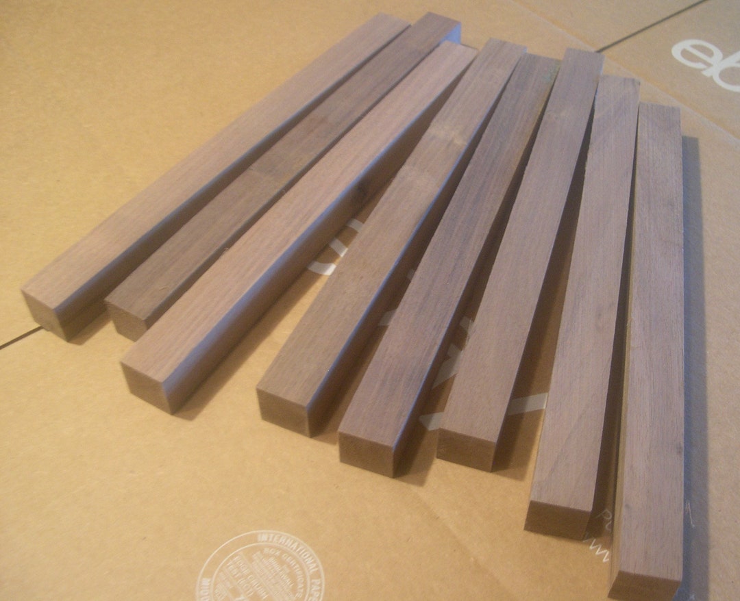 8 Walnut Turkey Striker / Turning Blanks DIY 1" X 1" X 12" - Etsy
