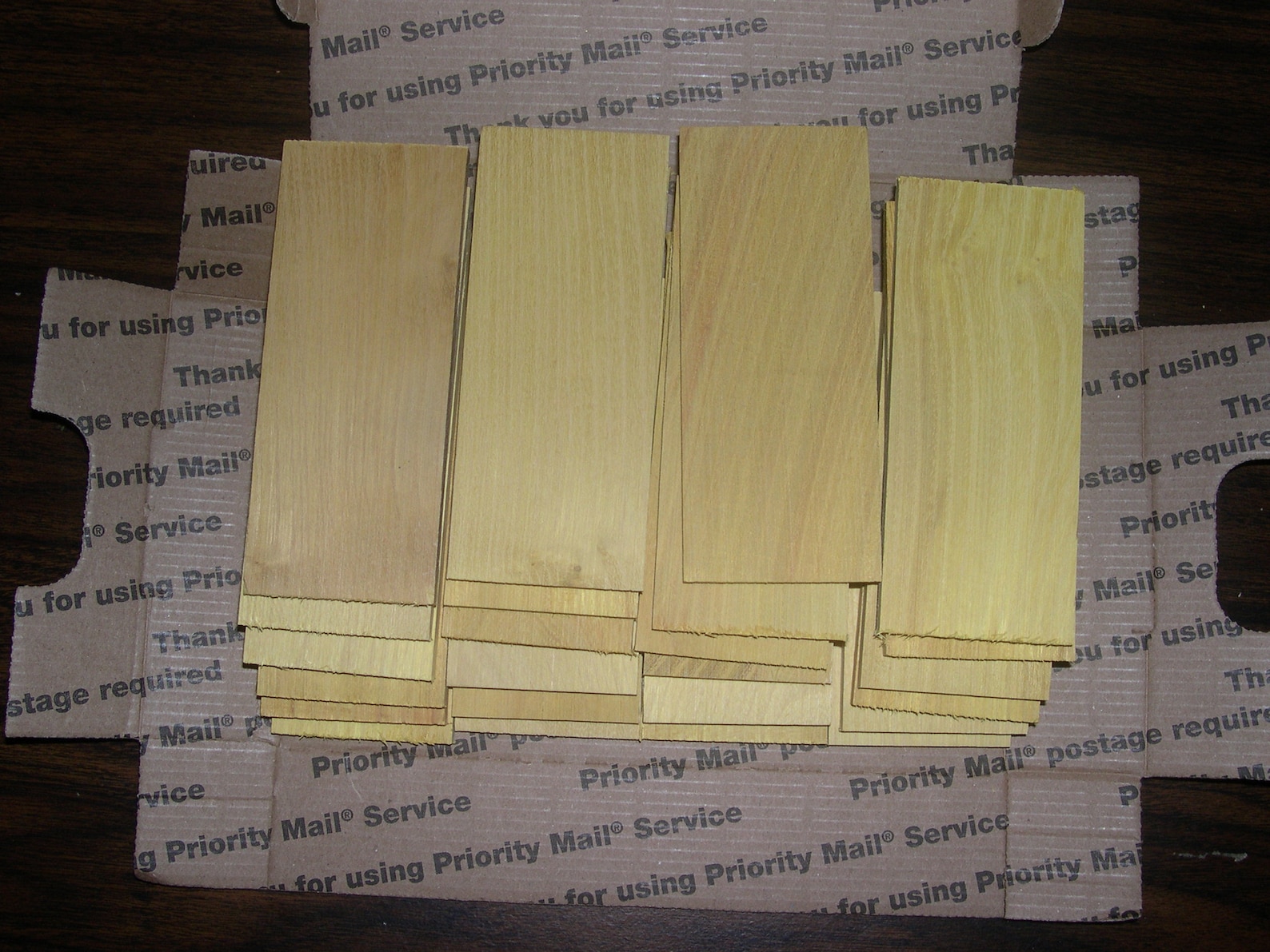 Osage Orange Knife or Pistol Scales Sixteen 3/8" Thick X 2" Wide X 5 ...