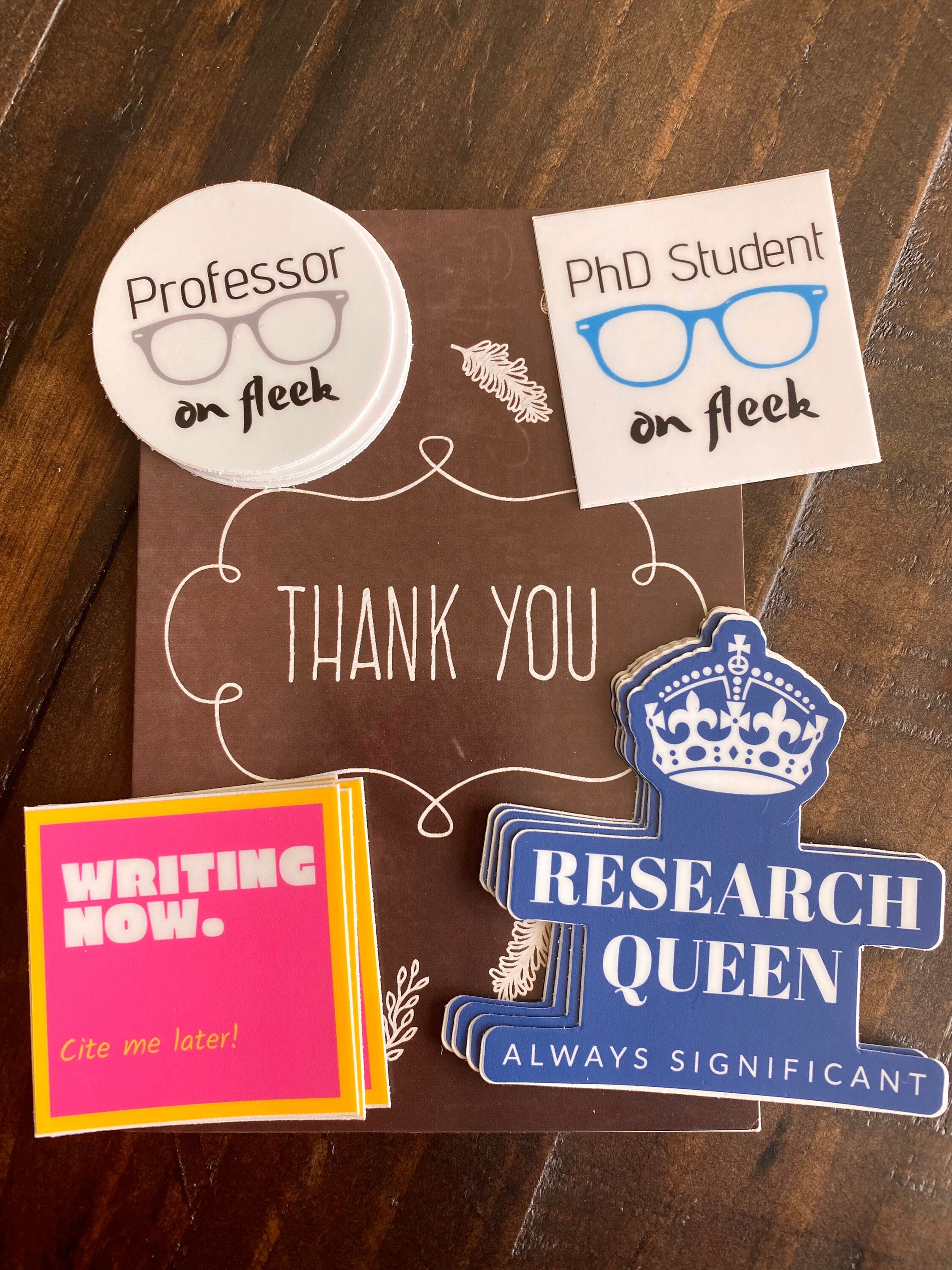 Research Queen Sticker NAVY | Etsy