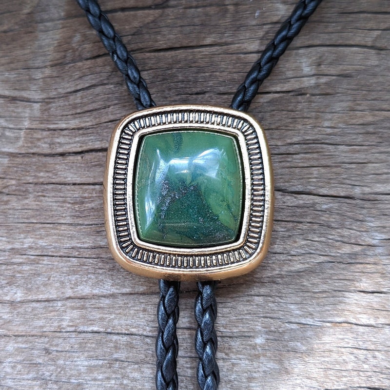 Leather Bolo Tie - Etsy